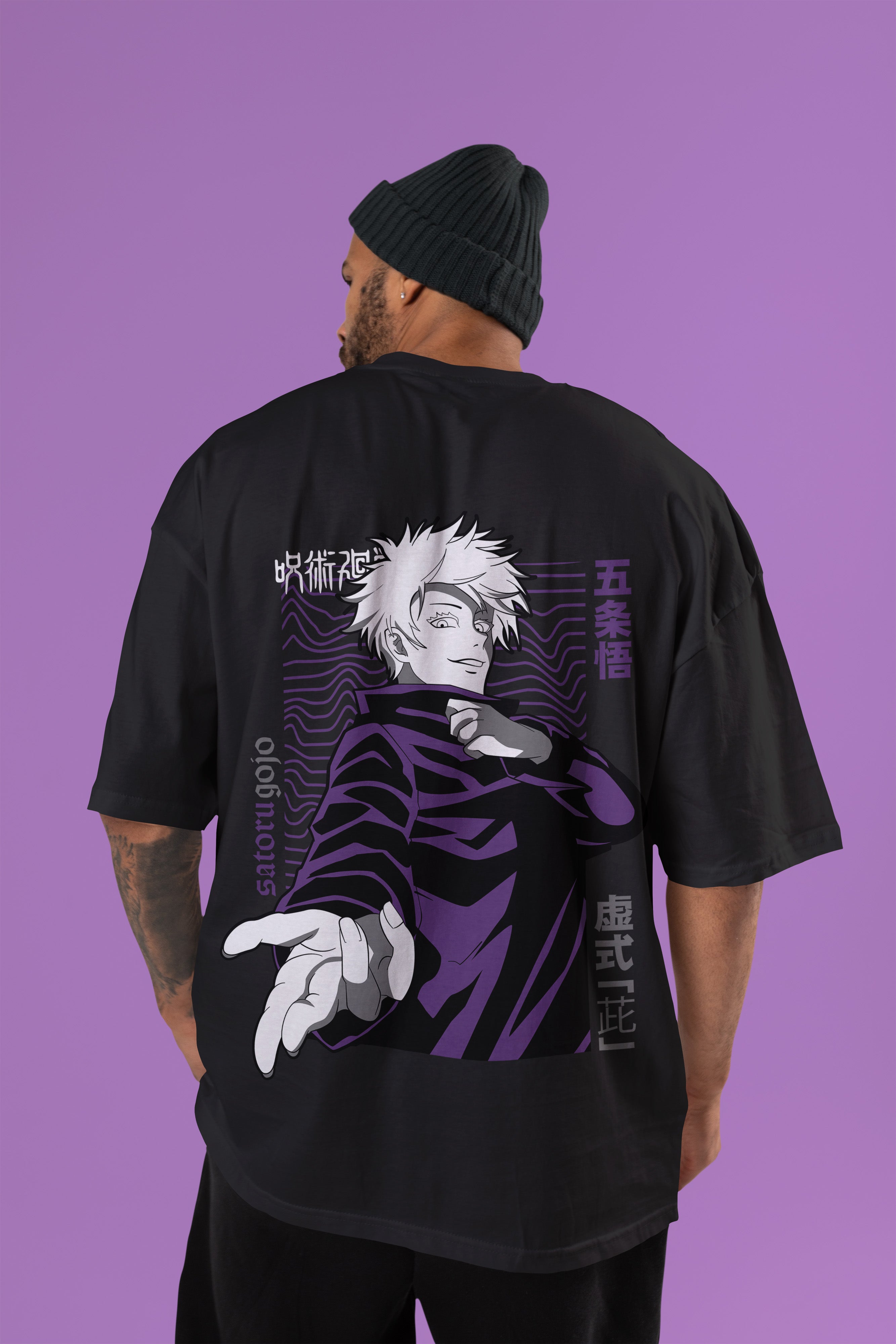 Gojo Oversized Tee | Jujutsu Kaisen Edition – COLONIVE